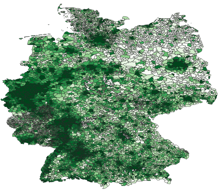 Comprehensive Geodemographic & Geospatial Data for Germany - Municipal ...