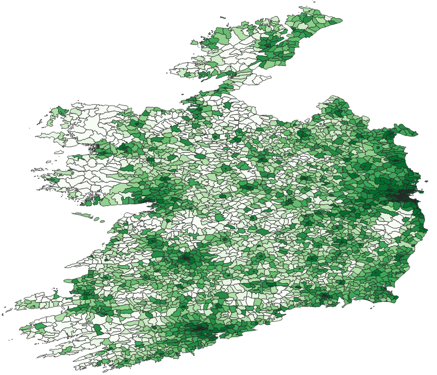 Comprehensive Geodemographic & Geospatial Data for Ireland - Municipal ...