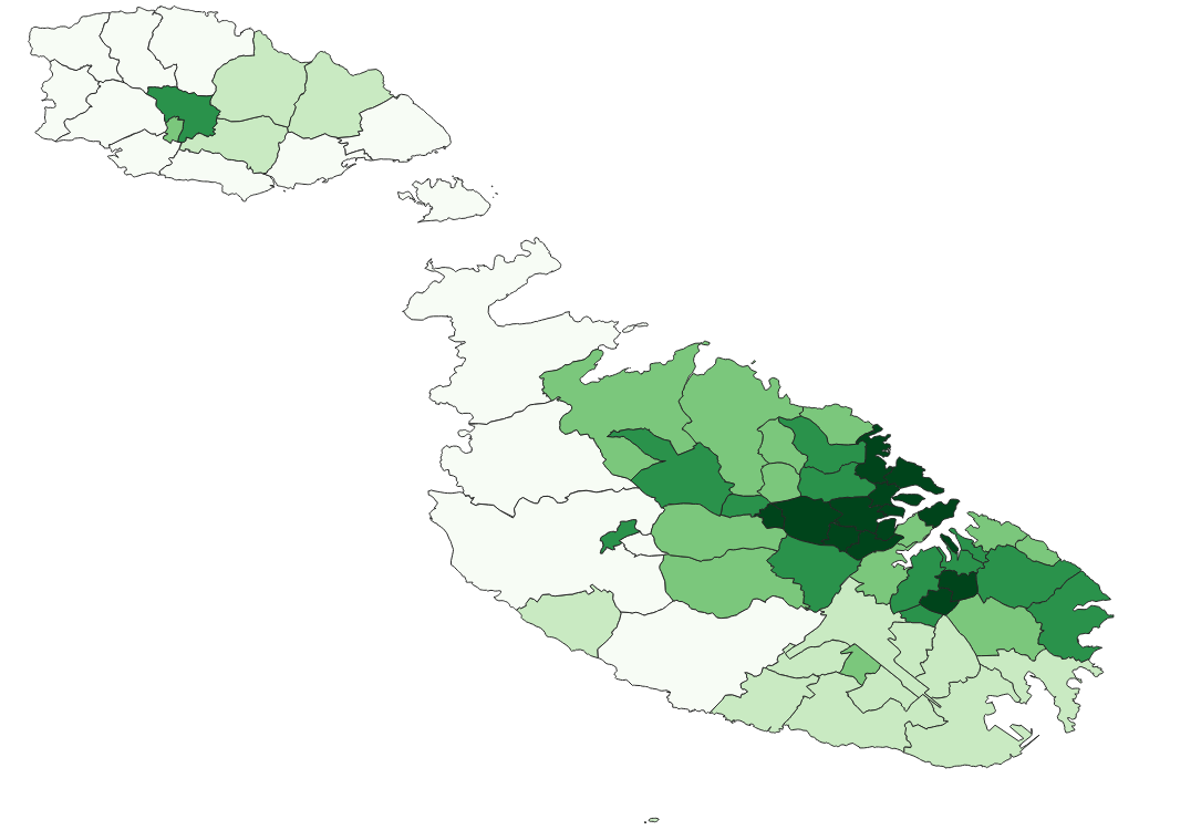 Comprehensive Geodemographic & Geospatial Data for Malta - Municipal ...