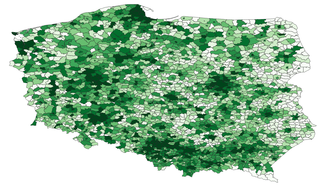Comprehensive Geodemographic & Geospatial Data for Poland - Municipal ...