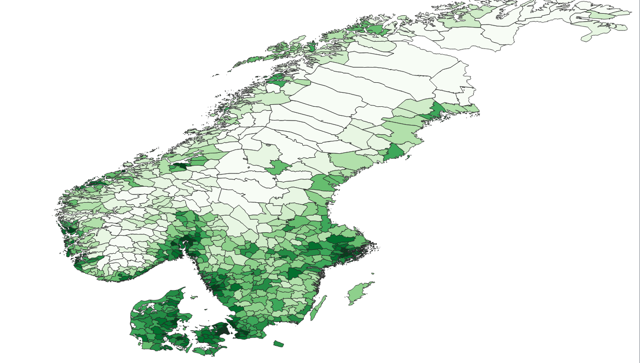 Comprehensive Geodemographic & Geospatial Data for the Scandinavian ...