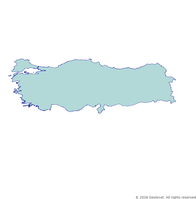 Turkey All-in-One Administrative GIS Boundaries + Population – Geolocet