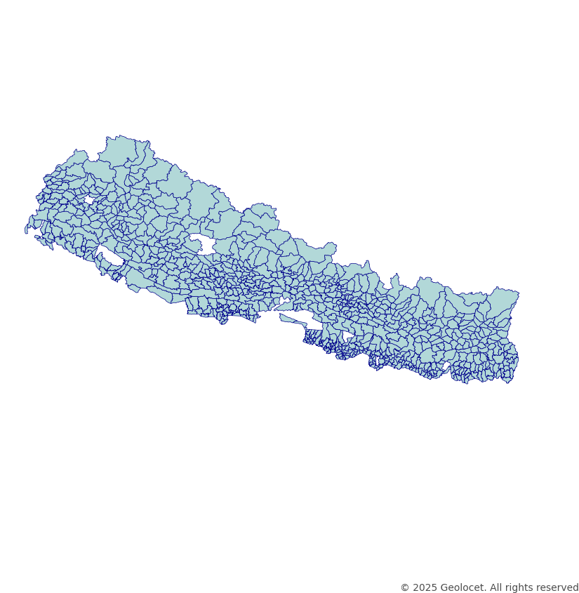 Nepal Municipality-Level Polygons - Downloadable GIS Data – Geolocet