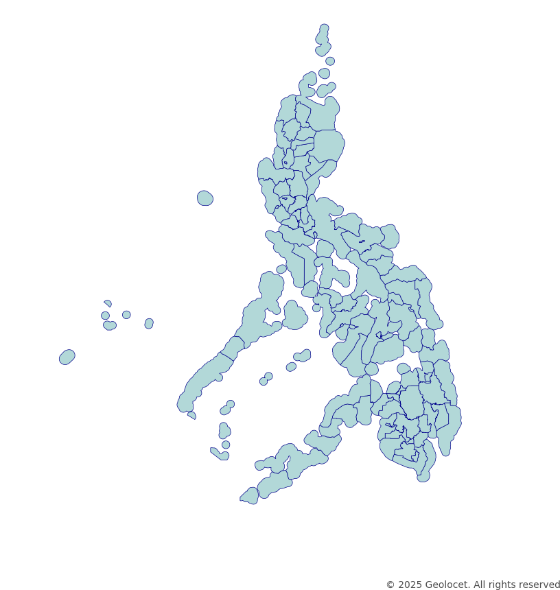 Philippines Administrative Boundary Dataset - Country, Region, Province ...
